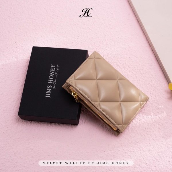 Jual Velvet Wallet - Jims Honey
