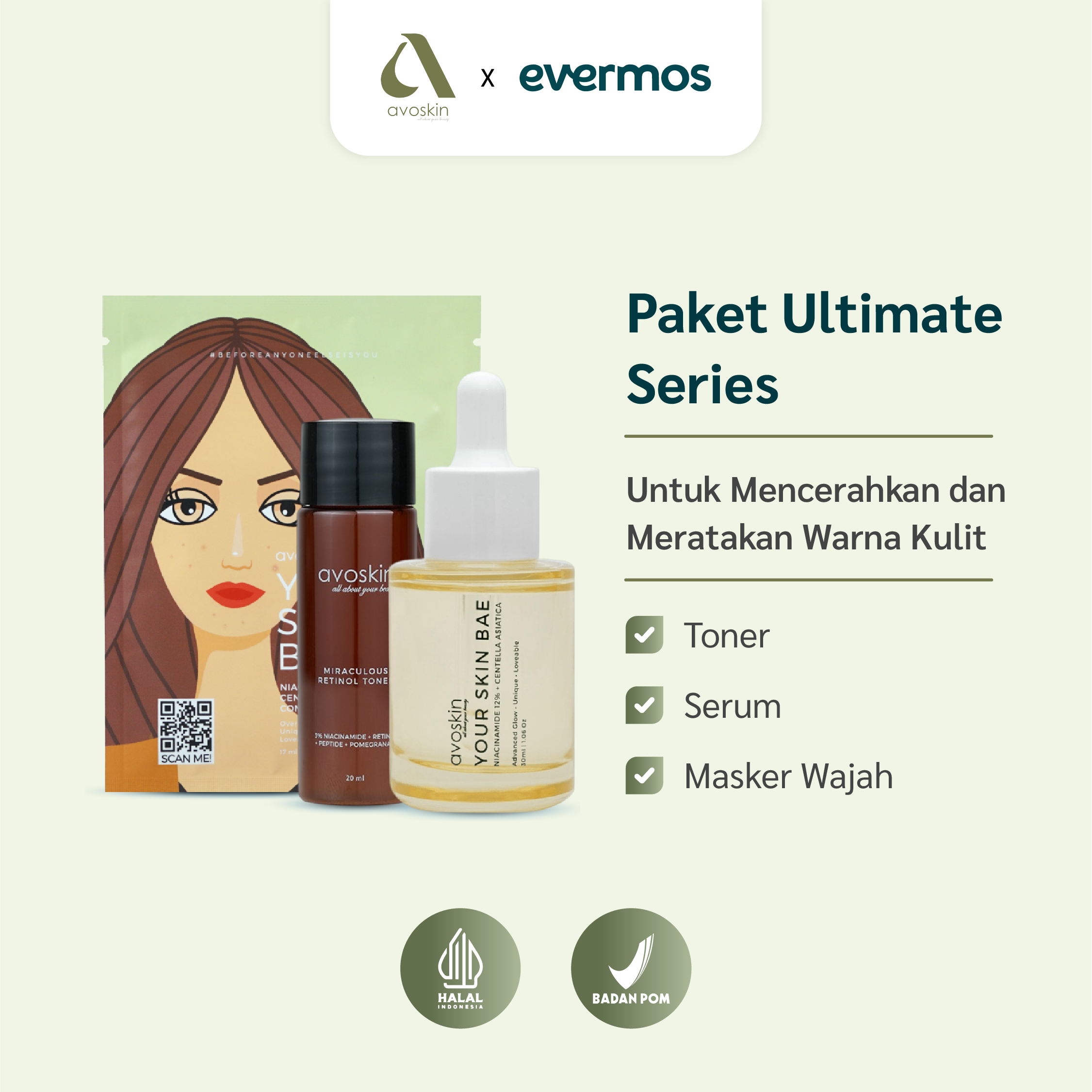Jual Paket Ultimate Series Untuk Mencerahkan Dan Meratakan Warna Kulit ...
