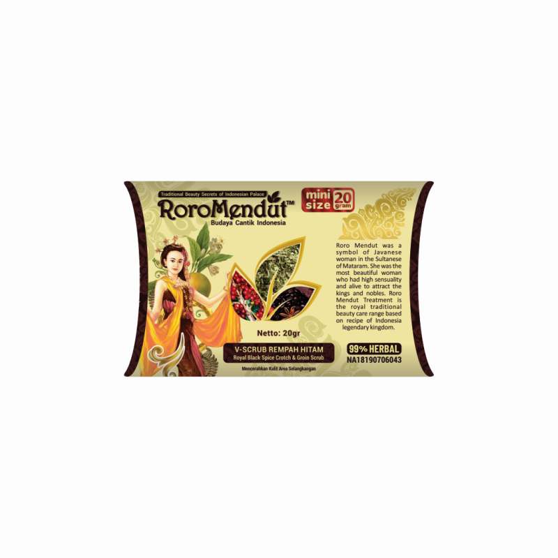 Roro Mendut Skincare - Lulur Miss V Pencerah Selangkangan & Bokong 20g Mini
