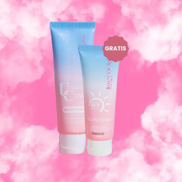 BEAUTY OF ANGEL - Underarm Chamomile Cream Free Produk Sunscreen Gel ...