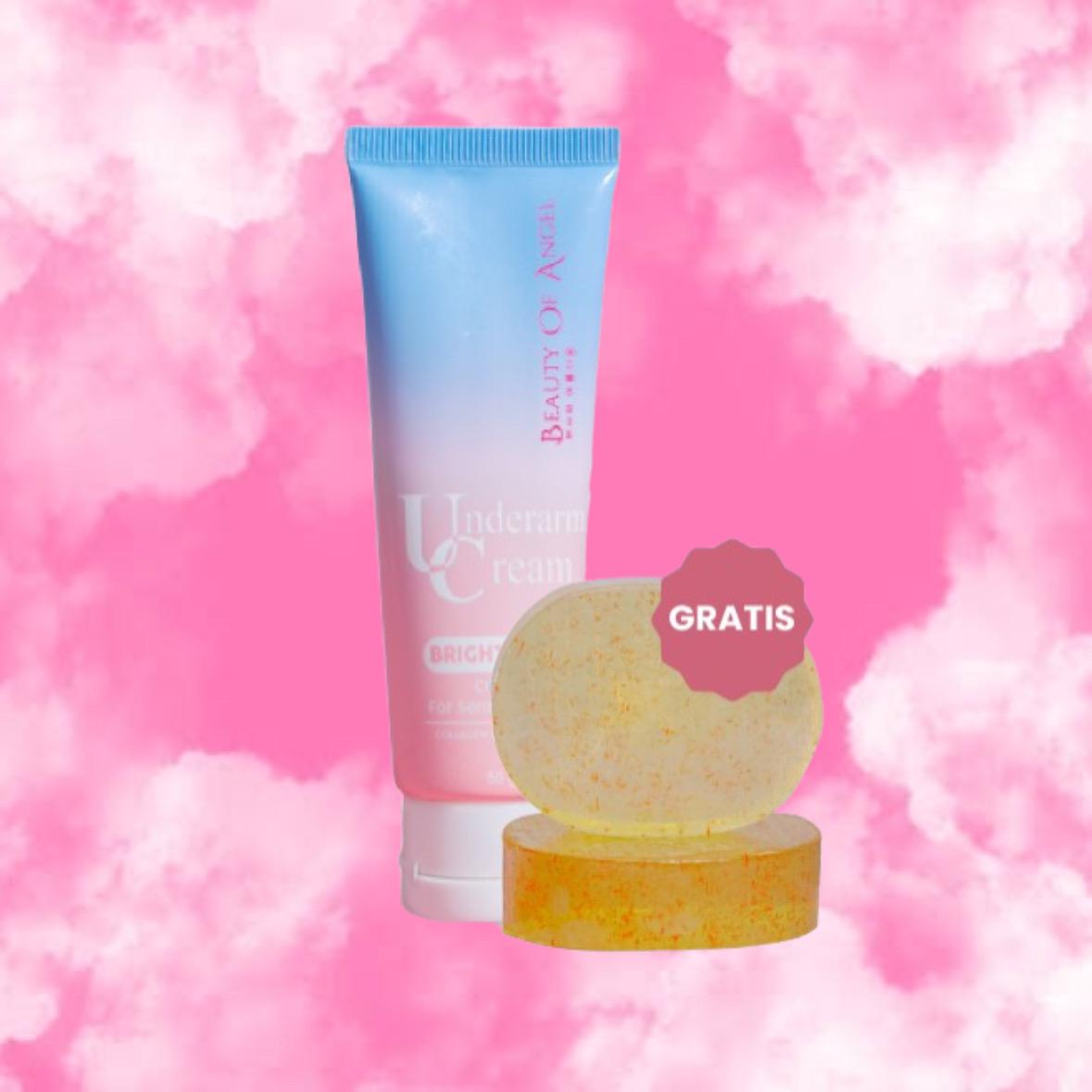 BEAUTY OF ANGEL - Underarm Chamomile Cream Free Produk Angel Glow Soap ...