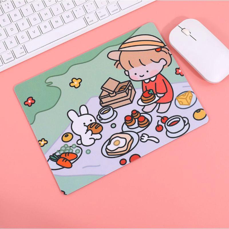 Mouse Pad Tatakan Mouse Girly Character Mouse Pad Picnic - Harga ...