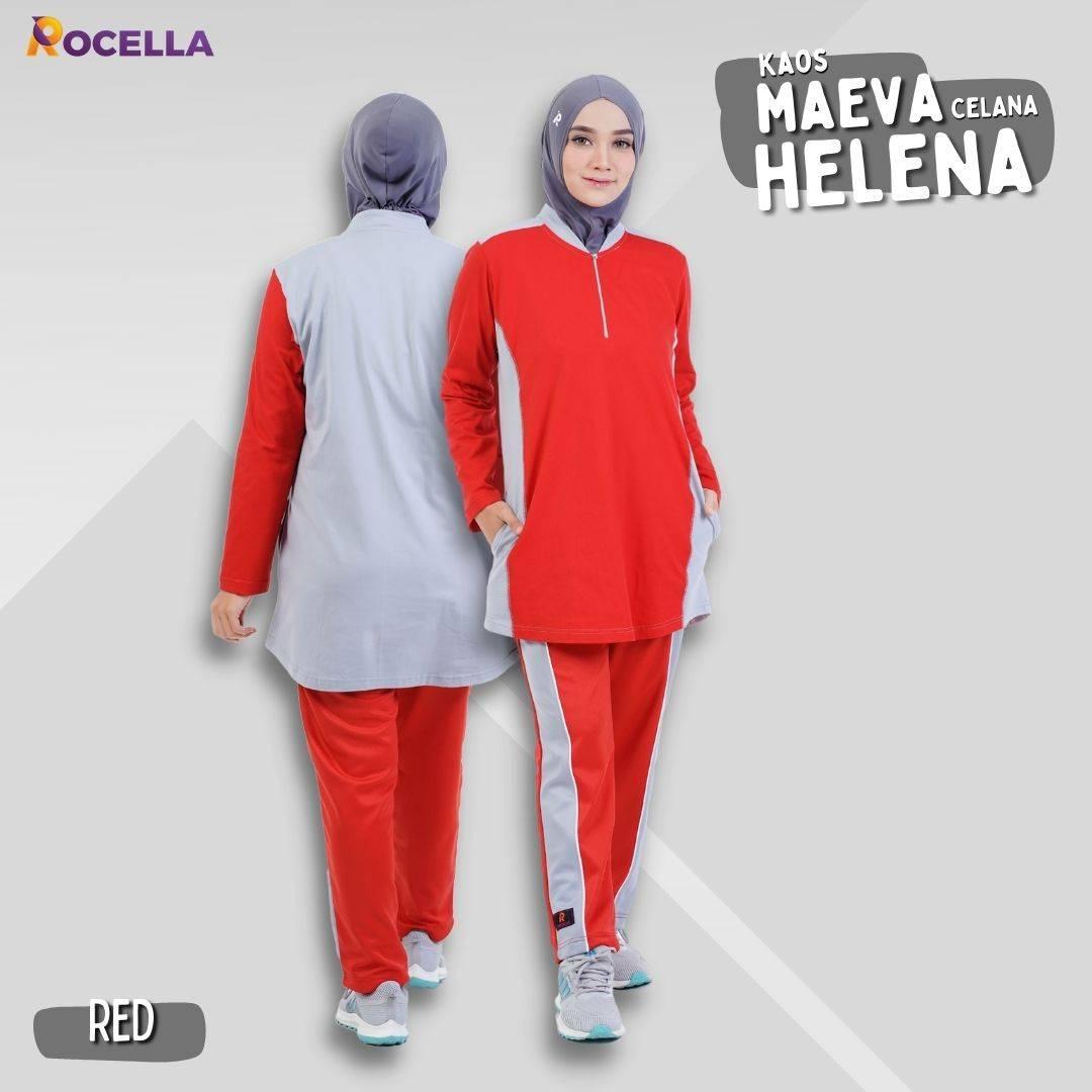 ROCELLA - Rocella Setelan Maeva Helena S M Red