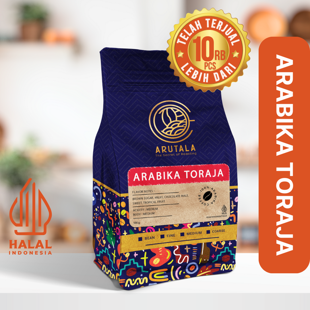 Arutala - Kopi Arabika Toraja Sapan 500 gram 500 Gram Giling Sedang