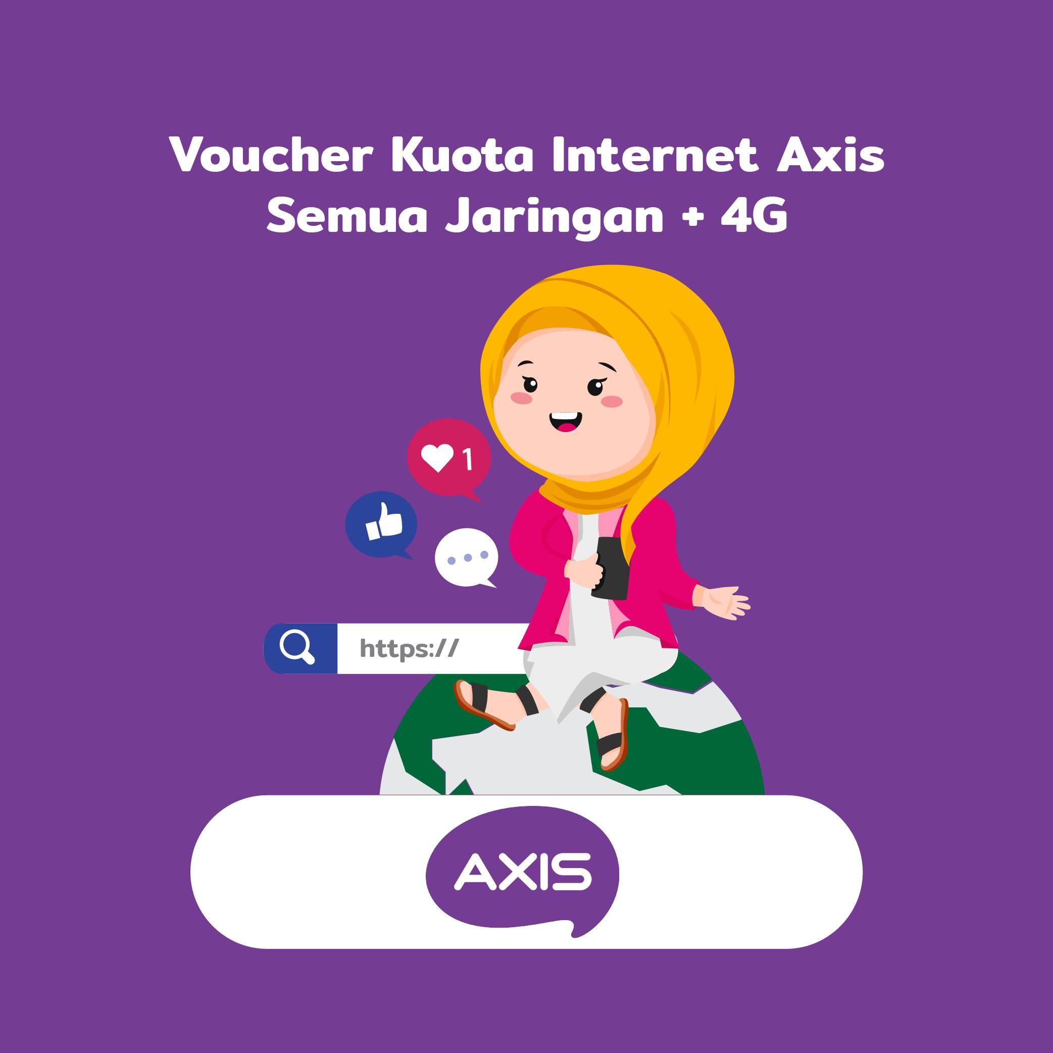 Voucher Kuota Internet Axis Semua Jaringan + 4G 16 GB - Harga Reseller ...