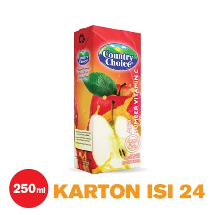 Sosro SANSBR Country Choice 250ml Apel 24 pcs - off - Harga Reseller ...