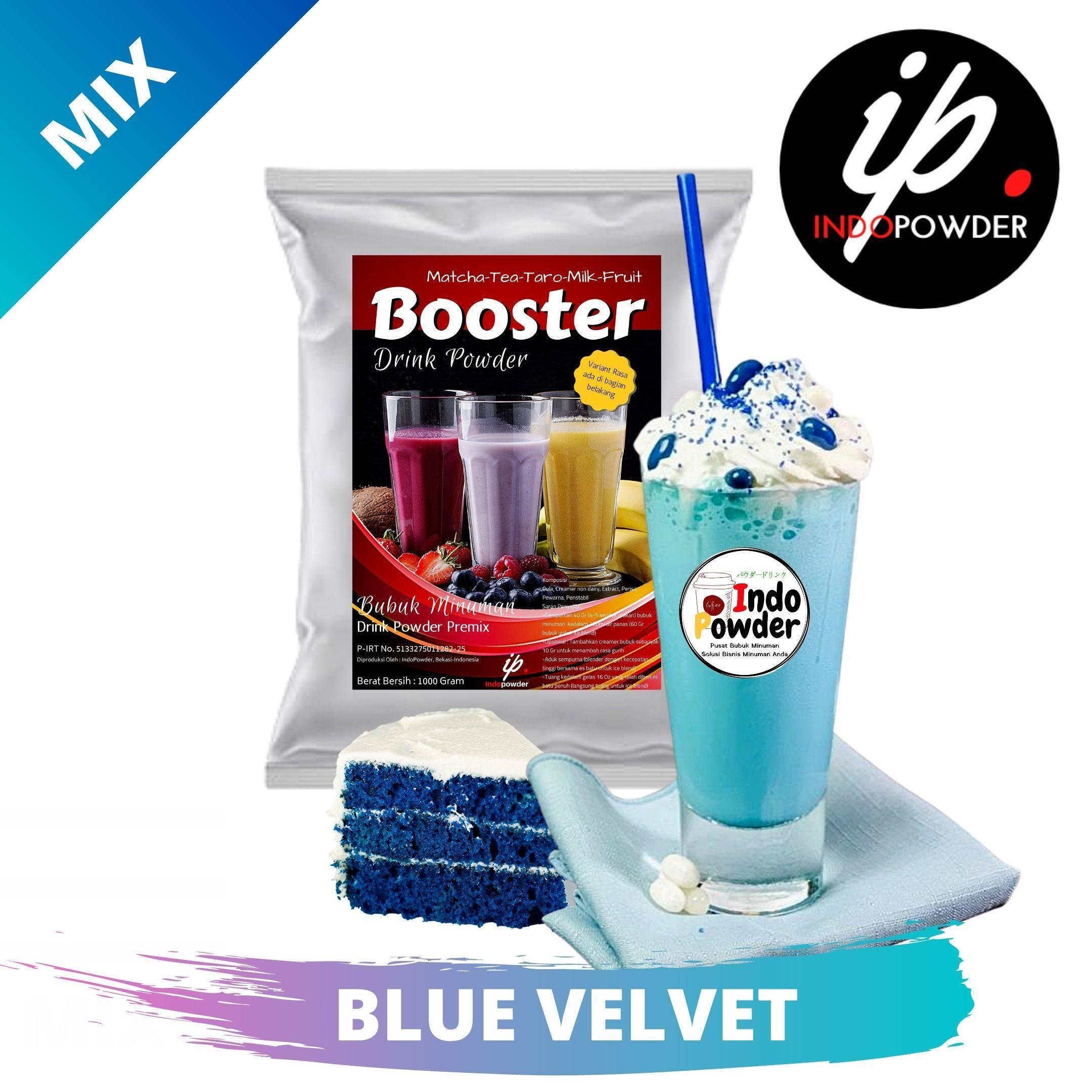 Indopowder - Booster 1kg Blue Velvet - Harga Reseller Termurah Desember 2024