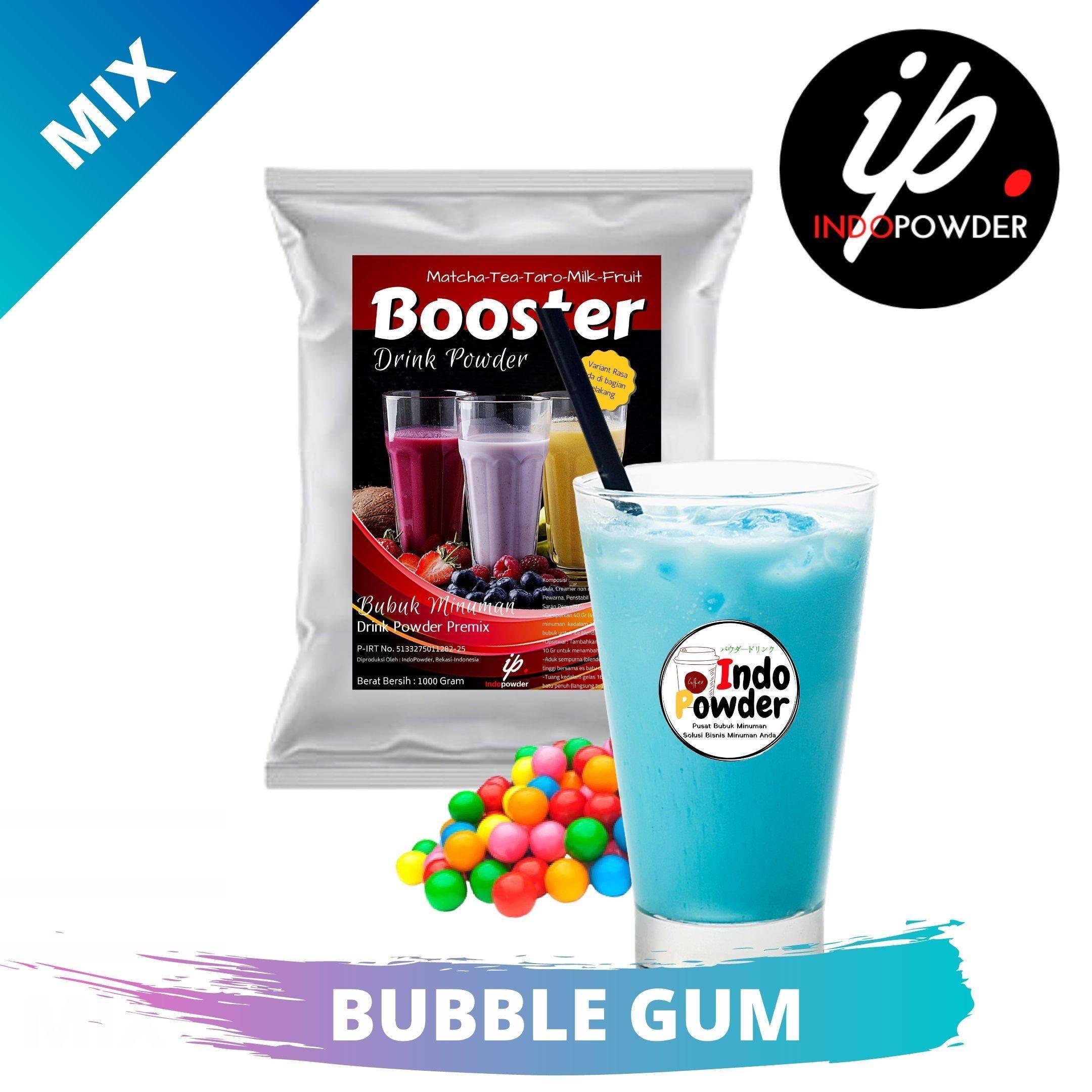 Indopowder - Booster 1kg Bubble Gum - Harga Reseller Termurah November 2024