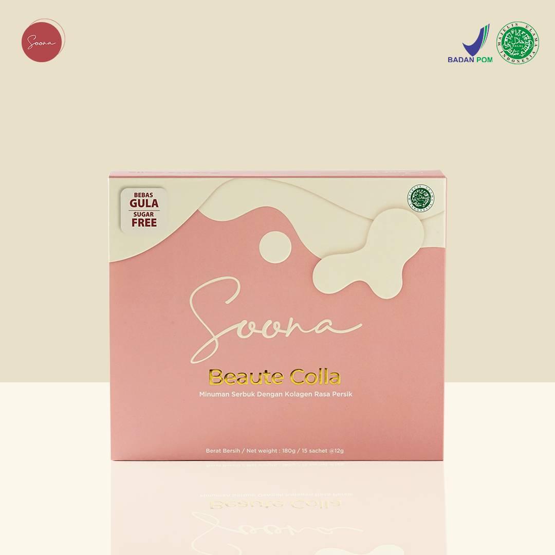 Soona - Minuman Kolagen Rasa Peach Gum 15 sachet