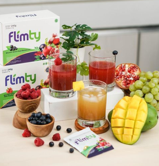 Flimty Bandung - Fiber BPOM 3 Sachet 3 Sachet Mangga