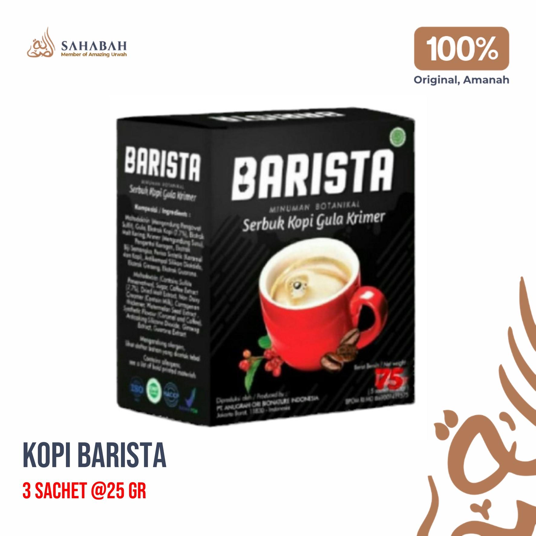 Sahabah Store - Kopi Barista - Obat Stamina Pria - Obat Kuat - Kopi Stamina 125 gr hitam - Harga ...