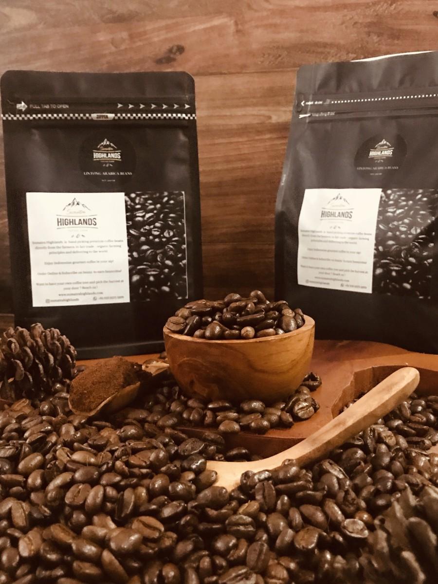 Sumatra Highlands - KOPI BUBUK LINTONG ARABICA COFFEE POWDER/BIJI 500 ...
