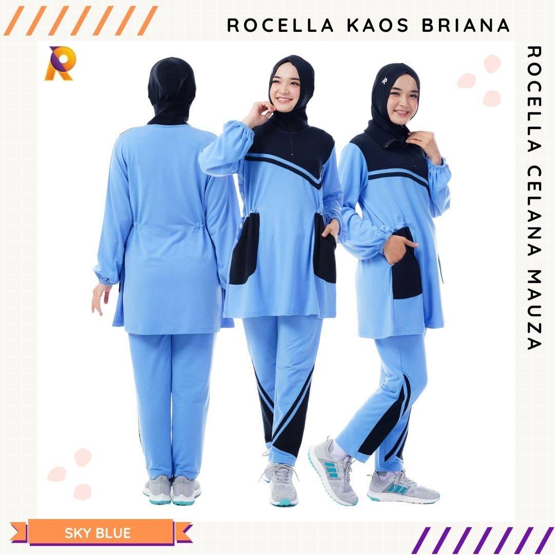 ROCELLA - Rocella Setelan Briana Mauza S M Sky Blue