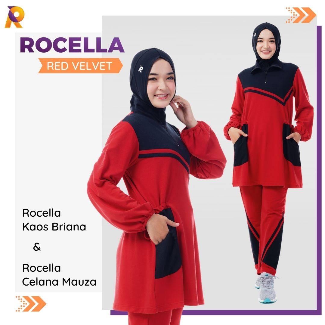 ROCELLA - Rocella Kaos Briana XXL XXXL Red Velvet - Harga Reseller ...