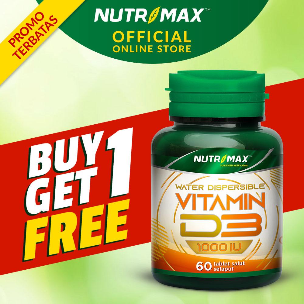 Nutrimax - Buy 1 Get 1 Nutrimax Vitamin Vit D3 1000 IU Kesehatan Tulang ...
