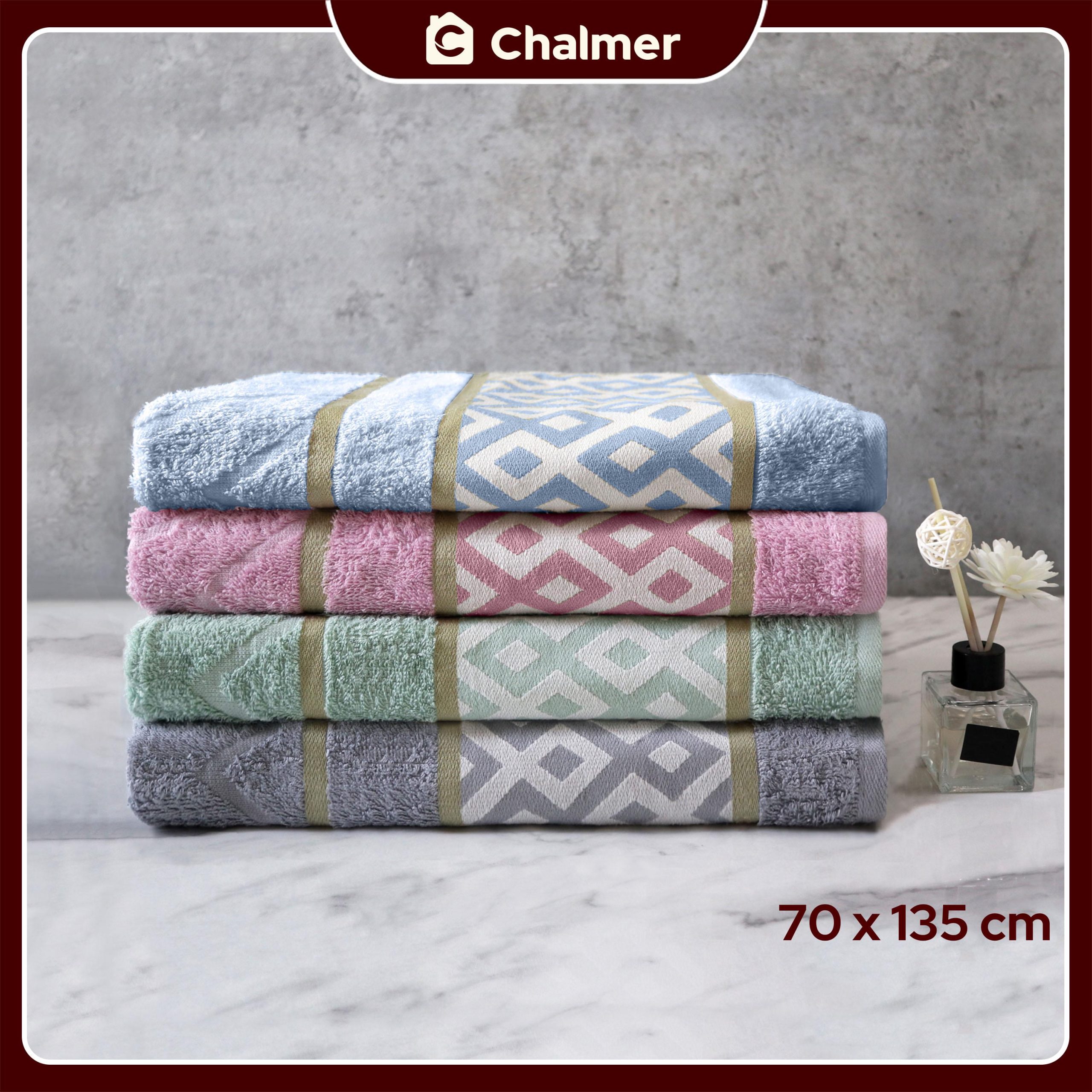 Chalmer - Handuk Mandi Chalmer 70x135 Motif Diamond Handuk Mandi Dewasa ...