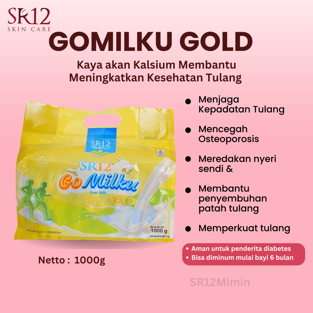 SR12 Gomilku Gold Susu Kambing Etawa Tanpa Gula Rendah Kolesterol ...