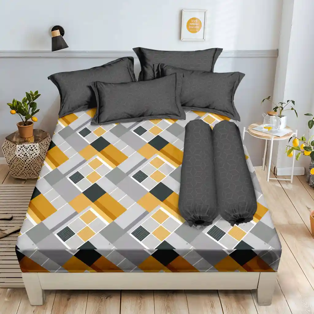 LADY ROSE OFFICIAL - ALOHA Sprei King Berlin 180x200 Bantal 4